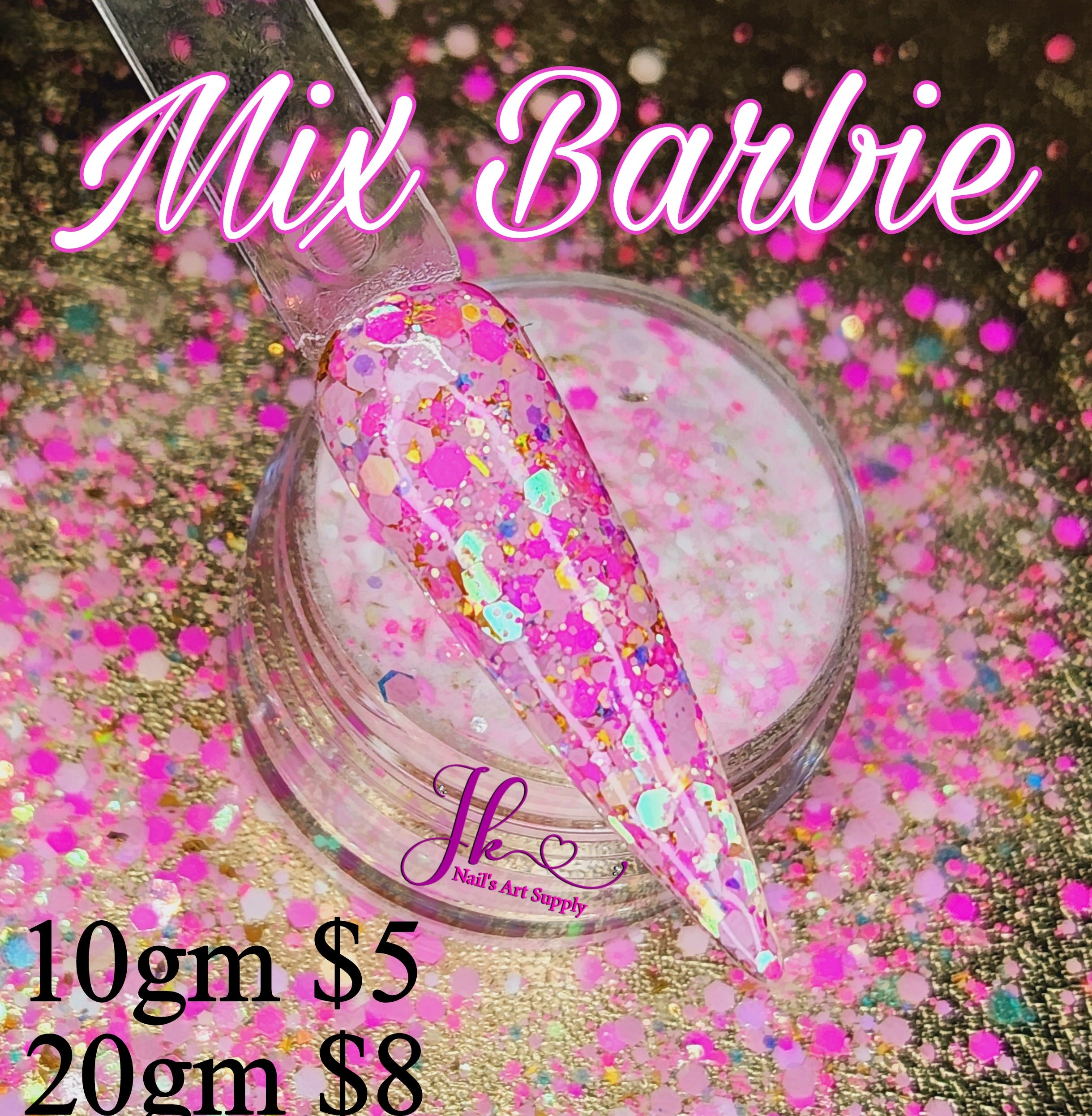 Mix Barbie – JK Nail's Art Supply