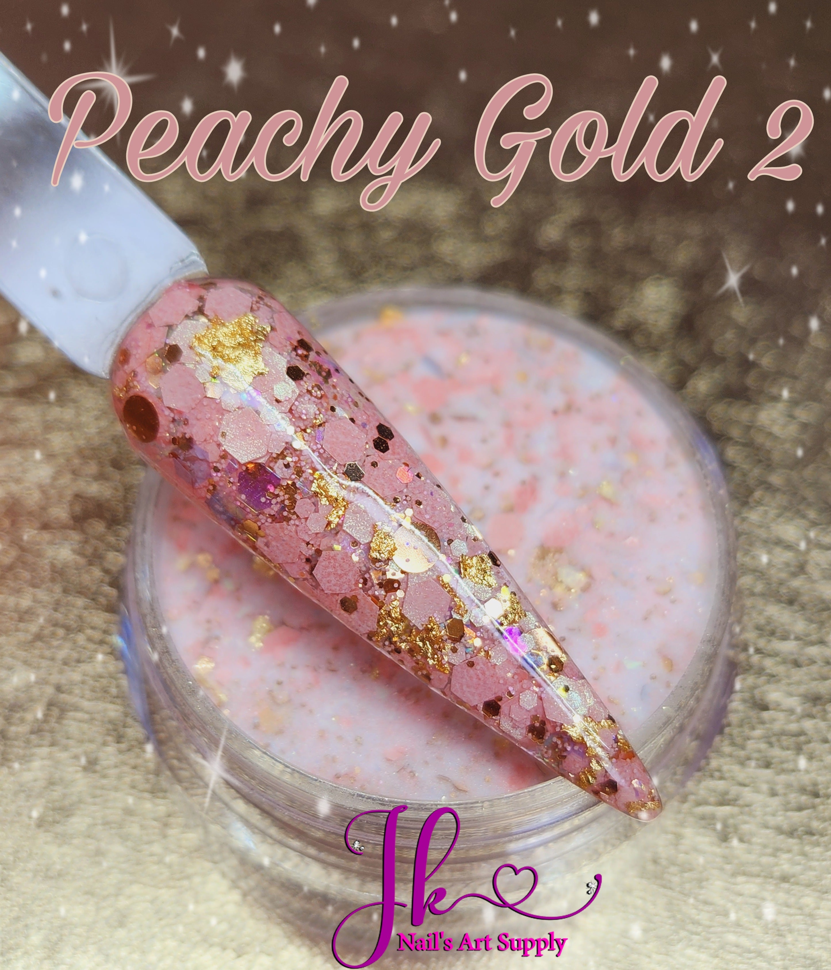 Peachy Gold 2 – JK Nail's Art Supply