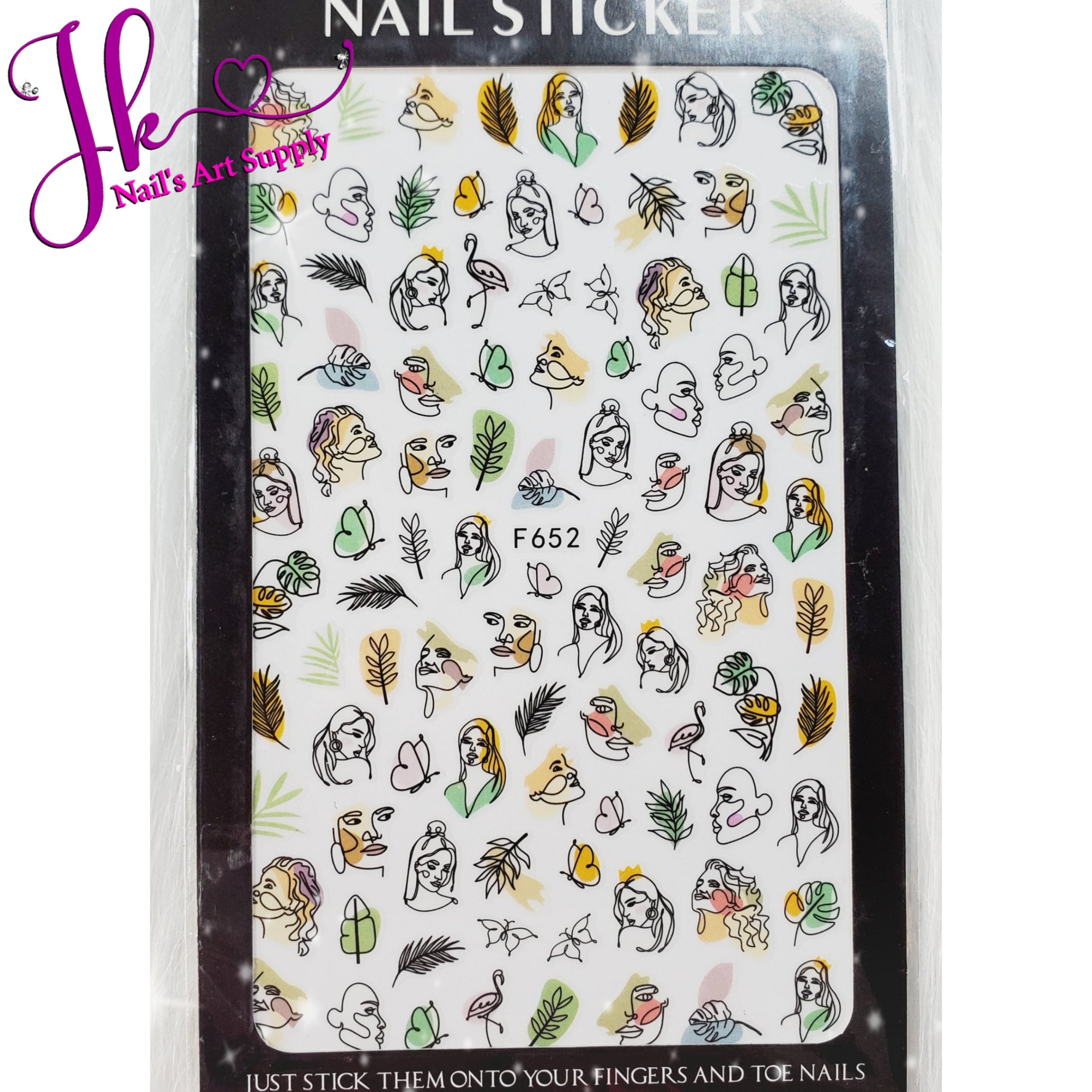 Stickers Siluetas 02 – JK Nail's Art Supply